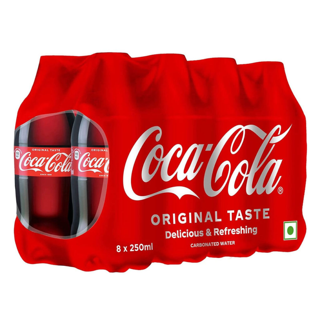 Coca Cola Soft Drink – 250 ml (Pack of 30 Bottles) – Balaji Beverages